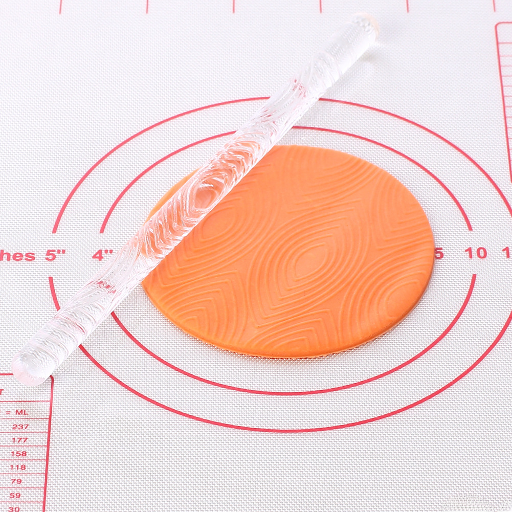 A variety of transparent non-stick acrylic sugar printing rolling pin ...