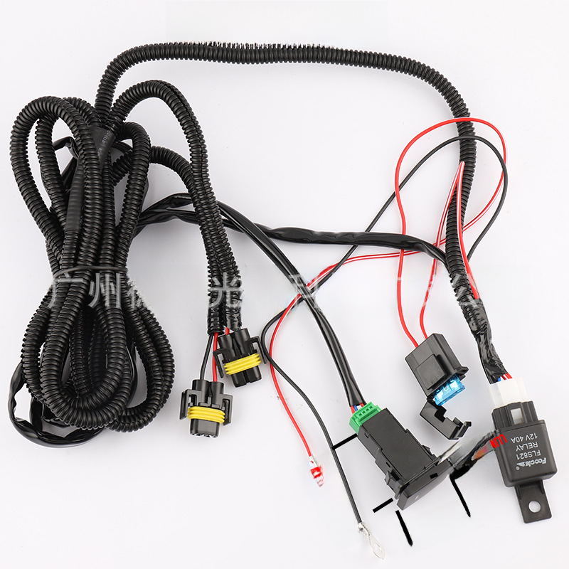 Suitable for H8H16H11 fog lamp wire harness wire set Fit Feng Fan Ge ...